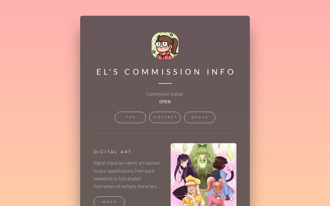 El's Commission Info